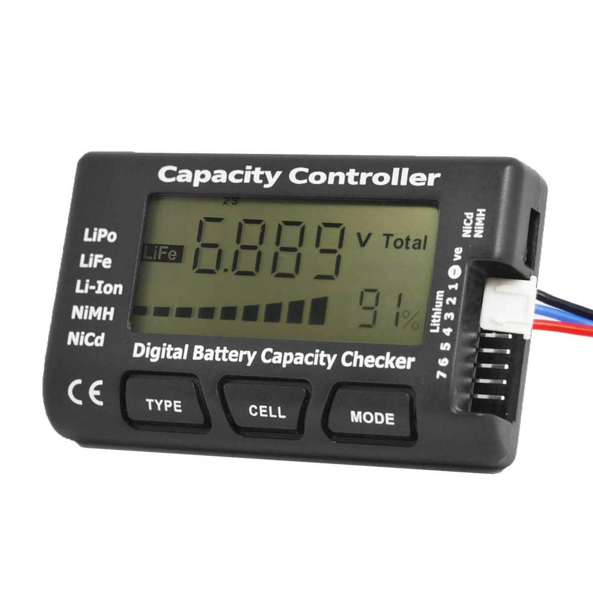 Capacity Controller CELLMeter-7 Digital Battery Capacity Checker Batte ...